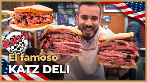 El Sandwich De Pastrami De Katz Deli En Nueva York Legendario Youtube