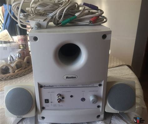 Boston Acoustics Micro Media Sub And Satelite Speaker System With All