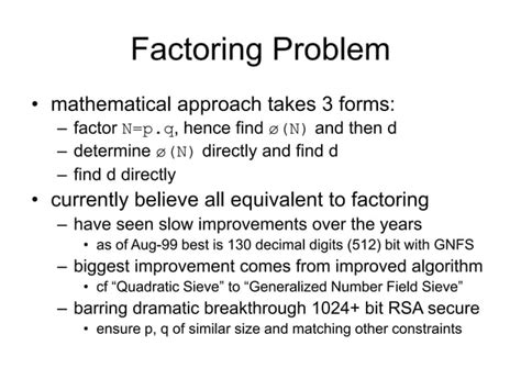 Public Key Cryptography And Rsa Algorithm Ppt