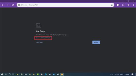 Google Chrome Aw Snap Page Error Code How You Can Fix This