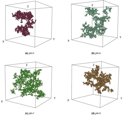 The Final Cluster Structure Under Different Solution Ph In The Extended