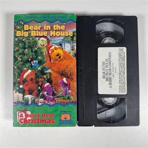 Bear In The Big Blue House Vhs Video Tape A Berry Bear Christmas £18 22