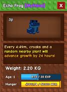 Echo Frog Grow A Garden Wiki Fandom