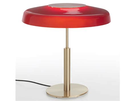 Oluce Dora Red Table Lamp Oeoldora271re