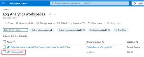 Create A Log Analytics Workspace Dev Community