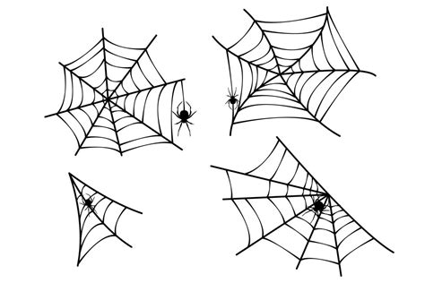 Spider Web Vector Illustration 18969520 Vector Art At Vecteezy