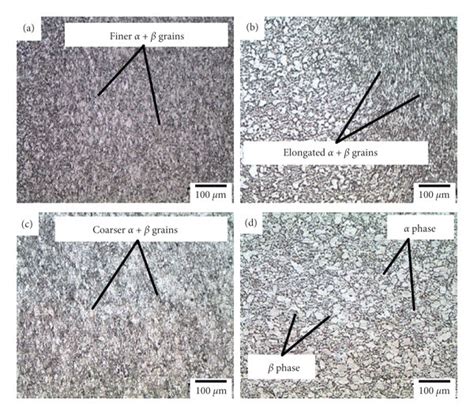 Optical Micrograph Of Different Regions Of Lfw Ti6al4v Alloy Joint A