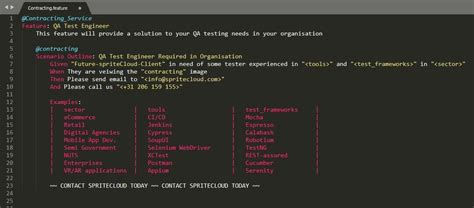 spritecloud on linkedin testautomation softwaretesting