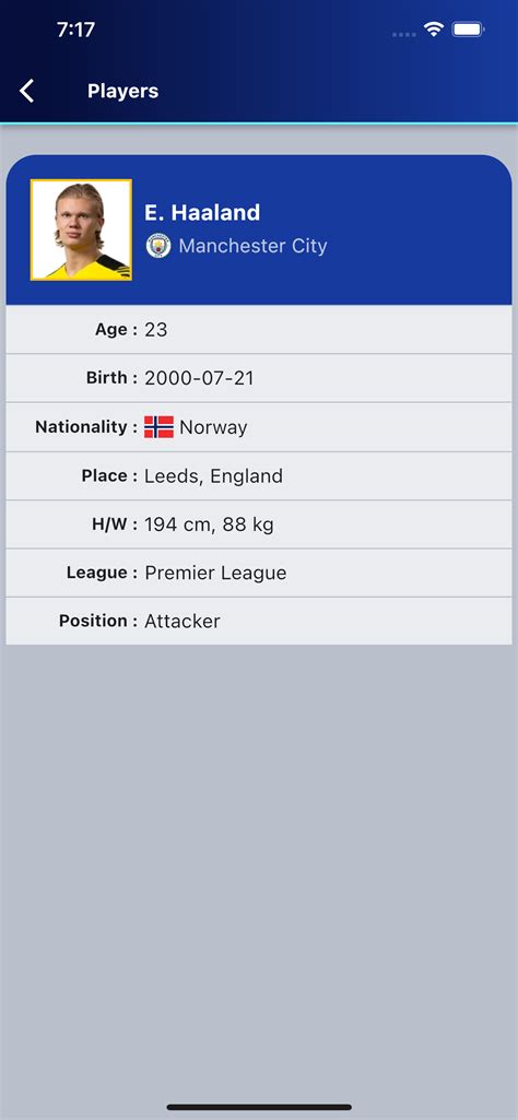 Football Database By Debuggersoft Codecanyon