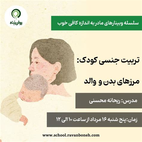 سلسله وبینارهای مادر به اندازه کافی خوب تربیت جنسی کودک؛ مرزهای بدن و