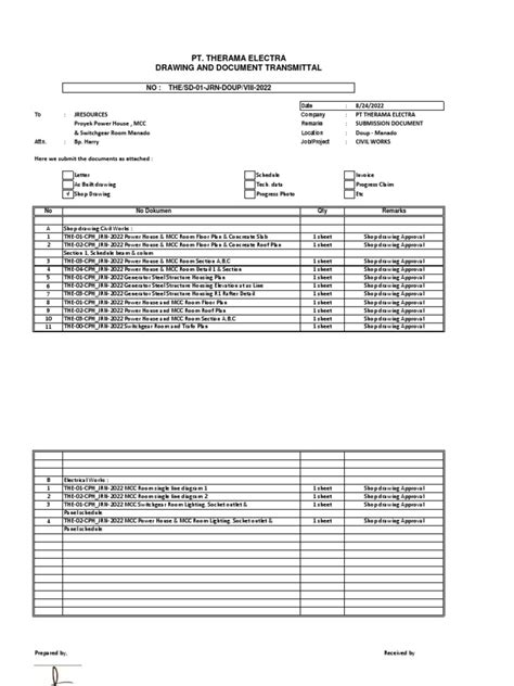 shop drawing transmittal document pdf buildings and structures design