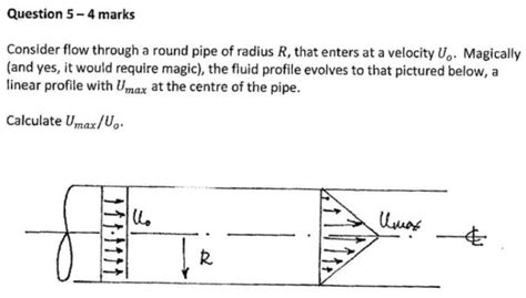 solved question 3 a [5] incompressible steady flow in the