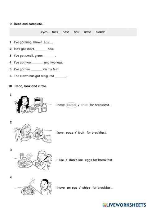 1st Grade Exam Free Interactive Worksheets 7091896