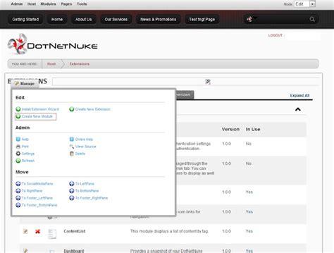 Dotnet Tutorials How To Create A Custom Module In DNN 6