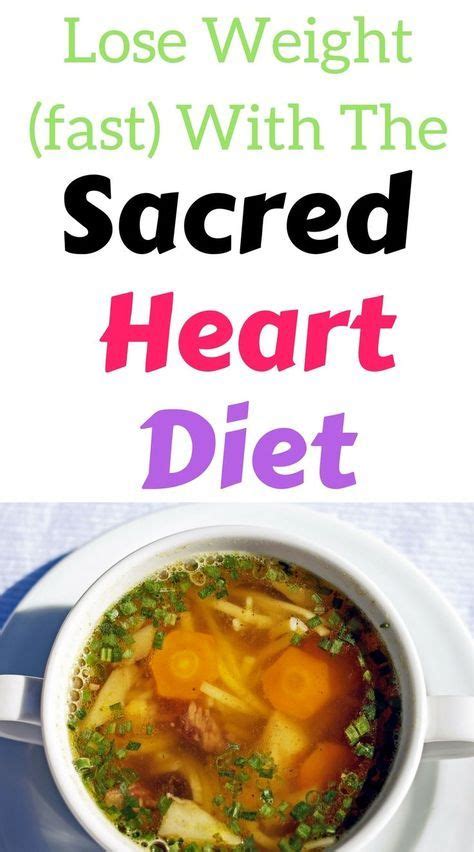 7 Day Sacred Heart Diet Soup Recipe Darkposts