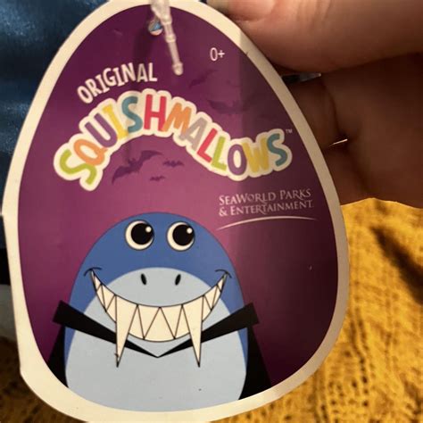 Shark Vampire Squishmallow 12” Halloween Seaworld Depop
