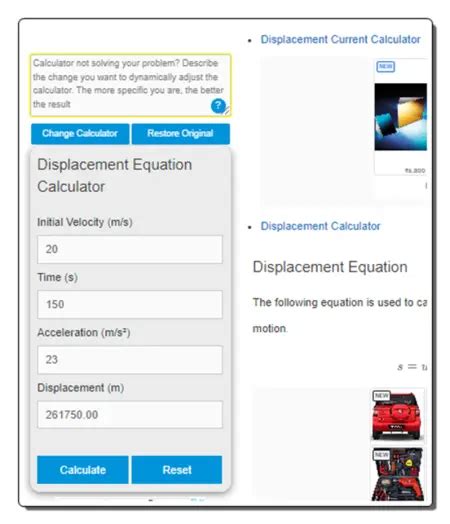 10 Best Free Online Displacement Calculator Websites
