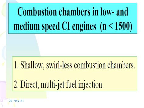 CI engine combustion stages and combustion chamber design | PPTX ...