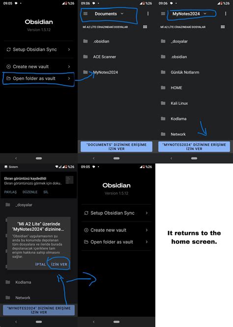 On Android New Vault Creation Fails Existing Vaults Don T Open Help Obsidian Forum