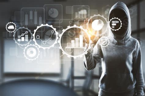 Hacker In Cyberspace Stock Illustration Illustration Of Soldier 42516523