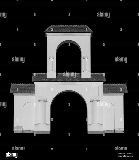 Elements Of Architecture Of Buildings Ancient Arches Columns Windows And Apertures On The