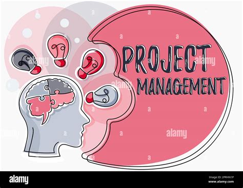 Conceptual Display Project Managementapplication Process Skills To Achieve Objectives And Goal