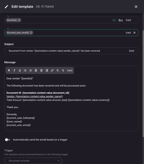 Introducing Enhanced Email Templates Rossum Introducing Enhanced Email Templates Rossum