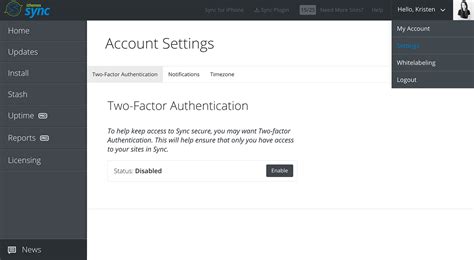 Setup Sync Two Factor Authentication Solid Help Center