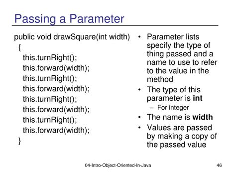 Ppt Introduction To Object Oriented Programming In Java Powerpoint