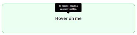 How To Create A Mouse Hover Html Tooltip Text