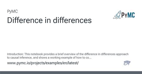 Difference In Differences — Pymc Example Gallery
