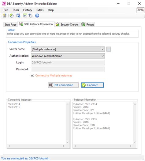 The Sql Server And Net Hub Announcing Dba Security Advisor A