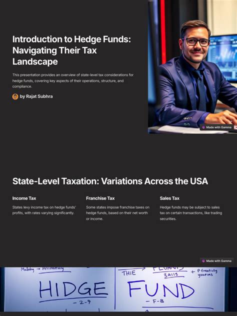 Introduction To Hedge Funds Navigating Their Tax Landscape Pdf