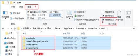 5清除svn用户账号两种方式清除svn保存的账号信息 Csdn博客 5清除svn用户账号两种方式清除svn保存的账号信息 Csdn博客