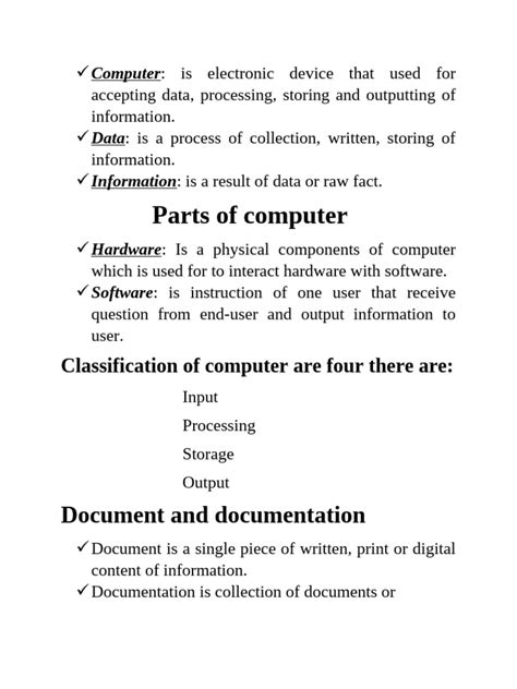 Documentation Pdf Documentation Inputoutput