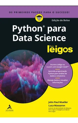 Livro Python Para Data Science Para Leigos Mercadolivre