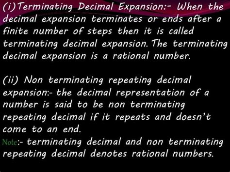 Terminating Non Terminating Class 10 Groupa Ppt