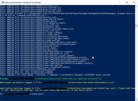 orchestrator installation as azure app service help uipath