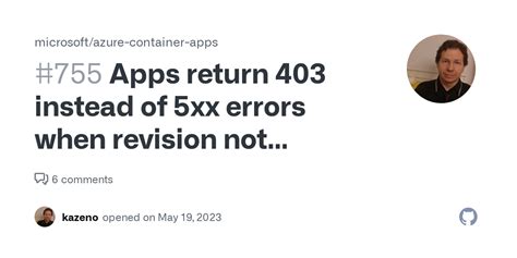 Apps Return 403 Instead Of 5xx Errors When Revision Not Available