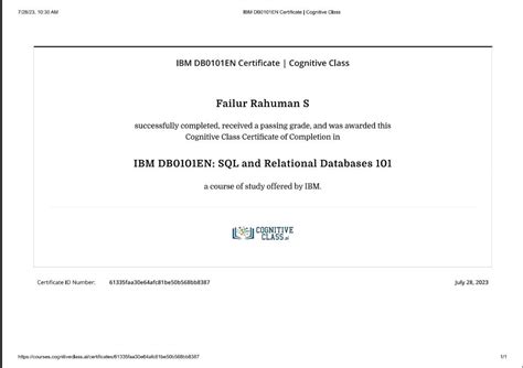 Failur Rahuman S On Linkedin Ibmcertification Cognitiveclass