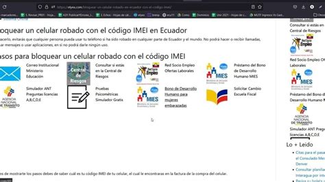 Bloquea Tu M Vil Robado En Ecuador Gu A Segura