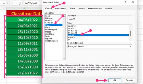 Como Classificar Datas em Ordem Cronológica no Excel Tudo Excel
