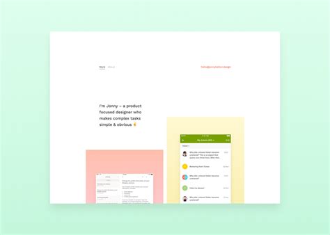 Jonny Belton Product Designer Aards Honorable Mention