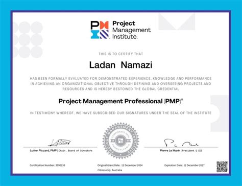 Excited To Share That I Have Officially Become A Certified Project Management Professional Pmp