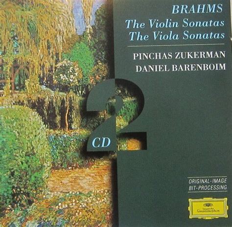 Brahms The Violinviola Sonatas Zukerman Barenboim Gebraucht In
