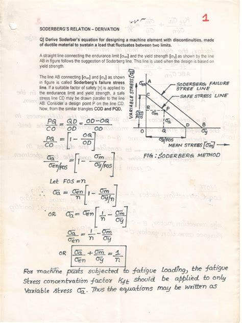 Soderberg Derivation Pdf Pdf