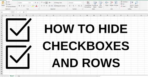 Excel Spreadsheets Help How To Hide Checkboxes And Rows In Excel With Vba