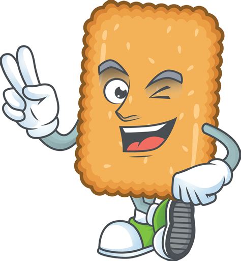 Biscuit Cartoon Character 20854155 Vector Art At Vecteezy