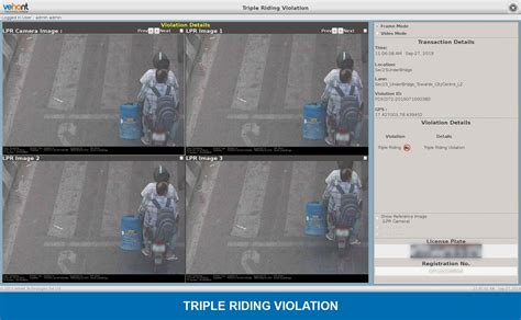 Triple Riding Violation Detection System Vehant Technologies