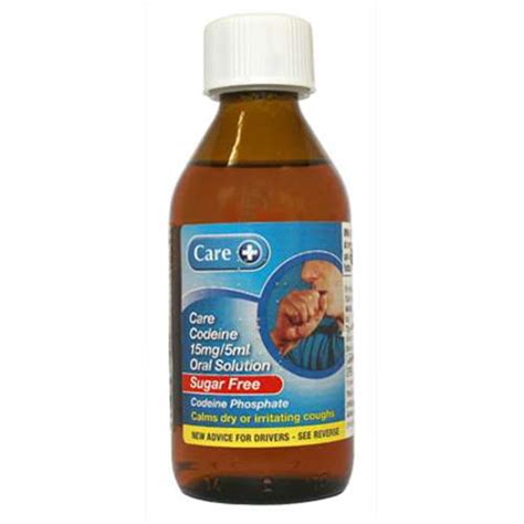 Care Codeine 15mg5ml Sugar Free Oral Solution Uk